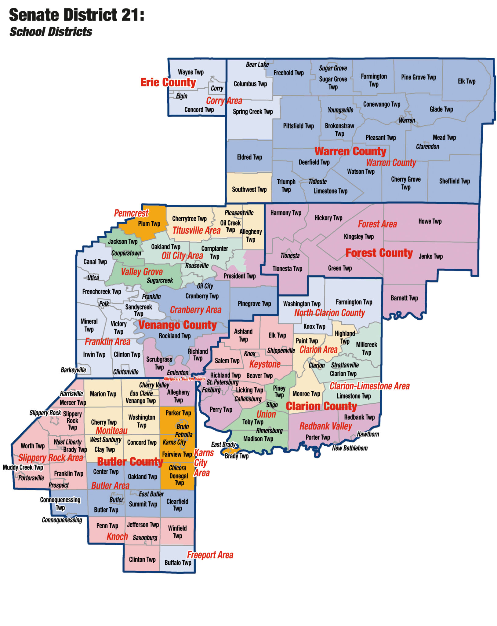 School Districts - Senator Hutchinson